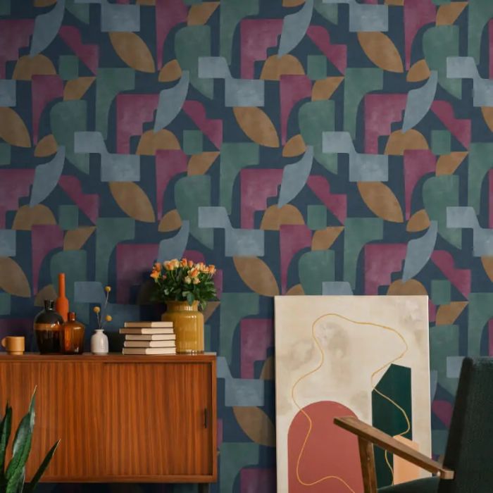 Abstract Angles Wallpaper | Decorating Centre Online