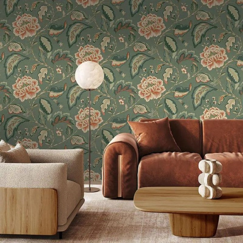 Maya Leaf Trail Wallpaper | Decorating Centre Online