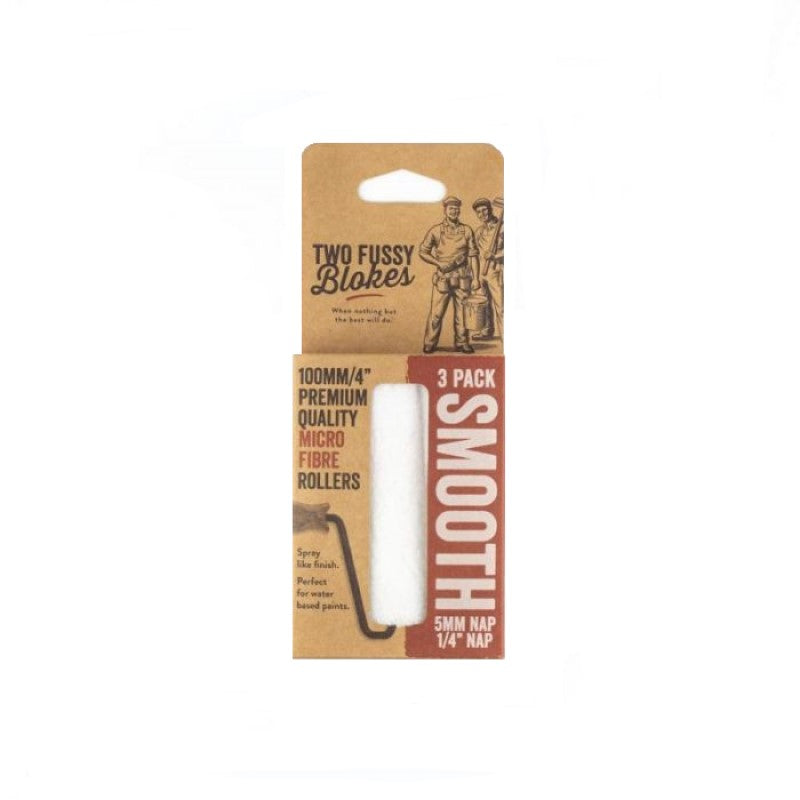 Microfibre Mini 4" Smooth Paint Rollers | Decorating Centre Online