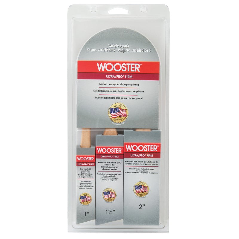 Wooster Ultra/Pro Firm 3 Brush Pack | Decorating Centre Online