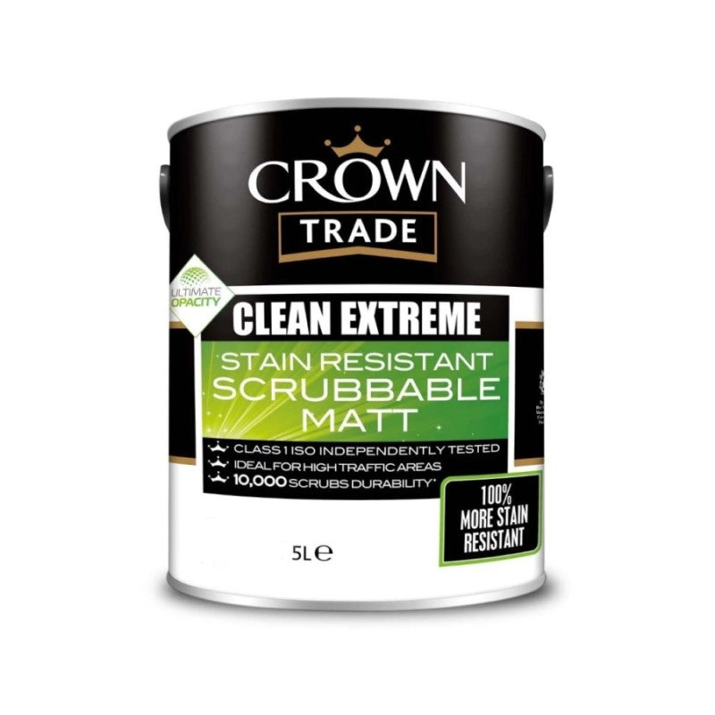 Crown Clean Extreme Scrubbable Matt | Colour Match | Decorating Centre ...
