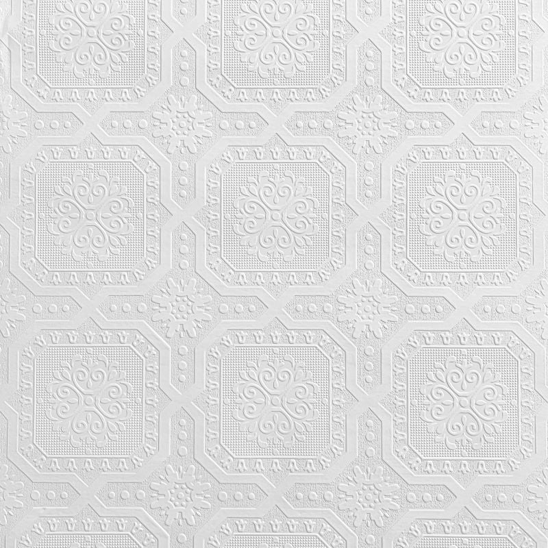 Chatsworth Luxury Vinyl Wallpaper White | DCO – Decorating Centre Online