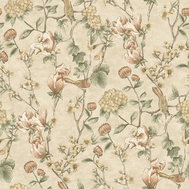 Nightingale Floral Trail Wallpaper | Decorating Centre Online
