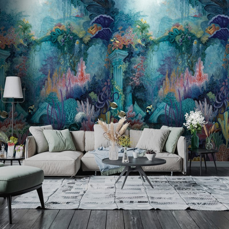 Abyss Underwater Kingdom Mural | Holden Wallpaper – Decorating Centre ...