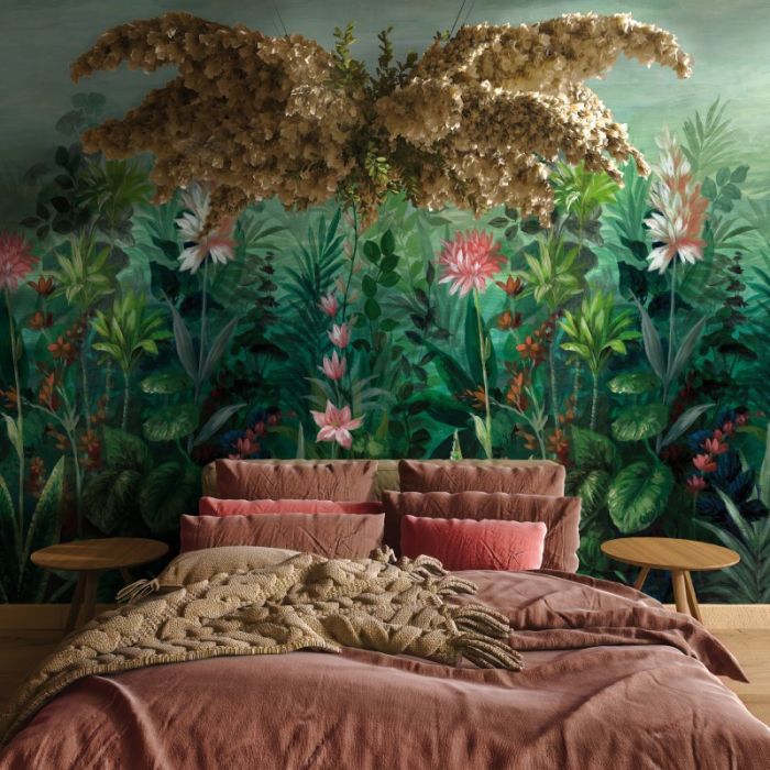 Primavera Wall Mural 12 Chinese Landscape With Silhouette Of Man Under