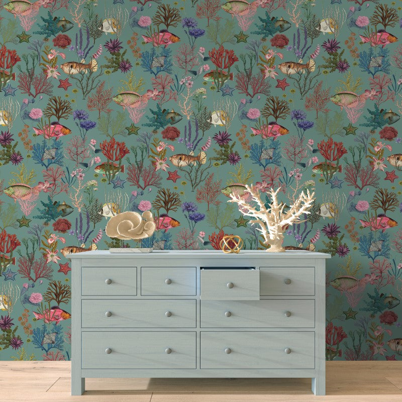 Cora Ocean Wallpaper | Decorating Centre Online
