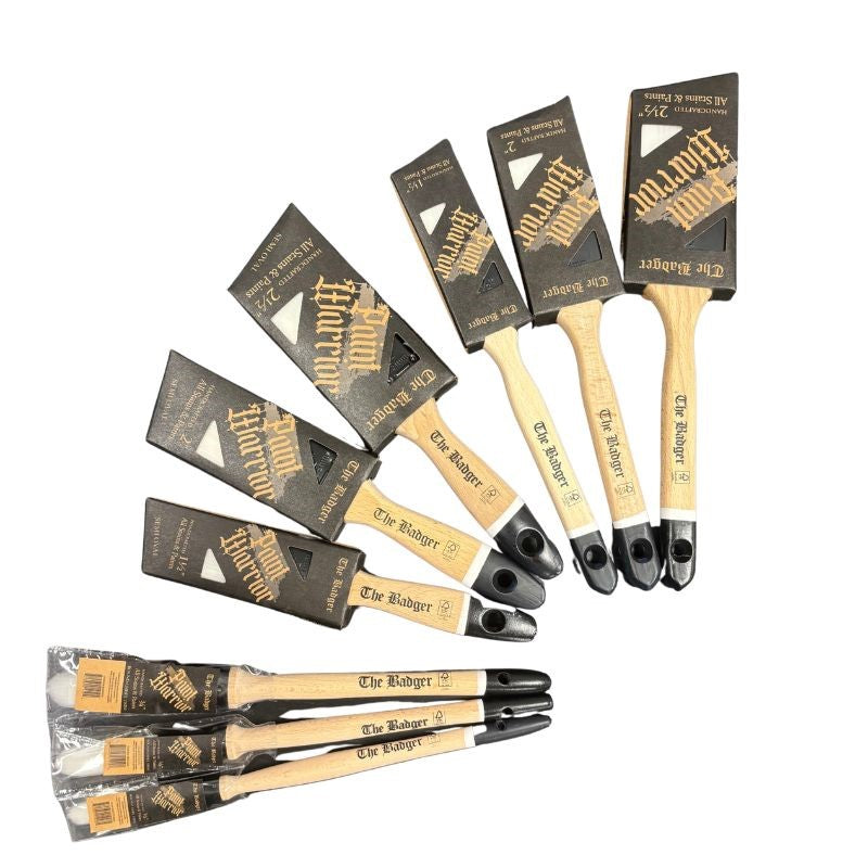 Ultimate Paint Warrior Badger Brush Set | Decorating Centre Online