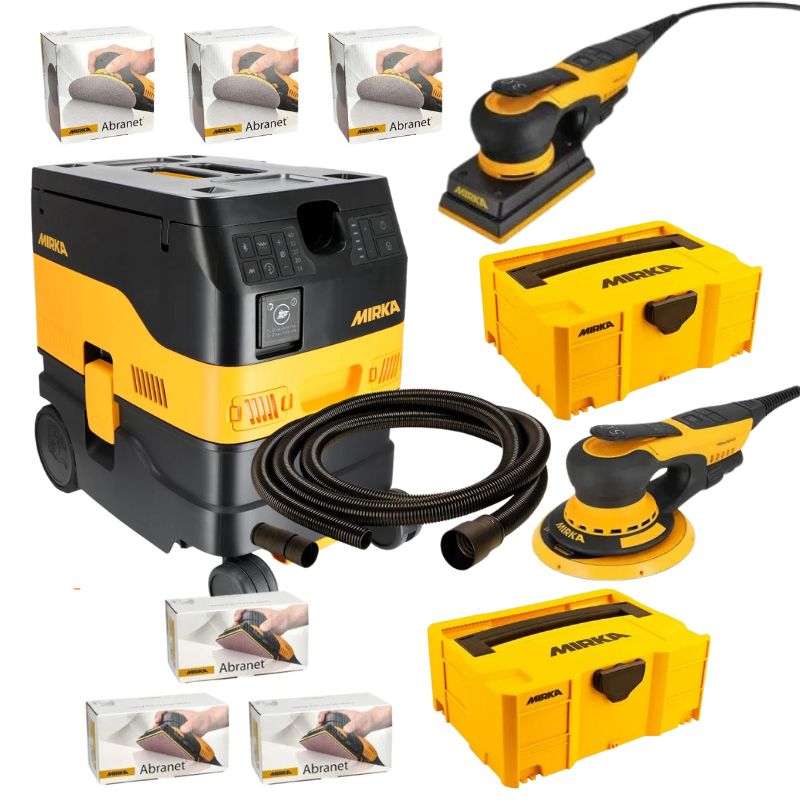 Ultimate Mirka Sander and DEXOS Dust Extractor Bundle – Decorating ...
