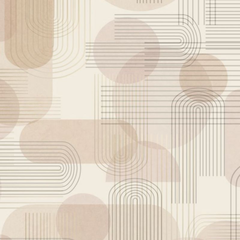 Arch Geo Retro Circle Wallpaper | Holden | Decorating Centre Online