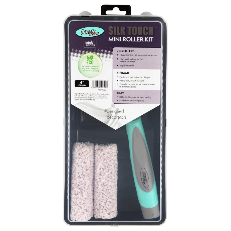 Axus Silk Touch 4" Mini Roller Kit | DCO – Decorating Centre Online