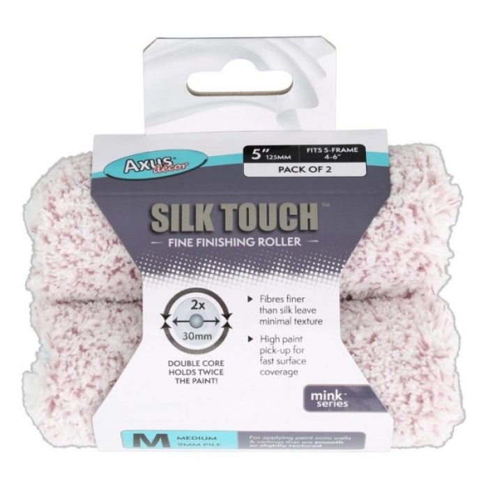 Axus Silk Touch 5" Roller Sleeve (2 Pack) | Roller Sleeves – Decorating ...