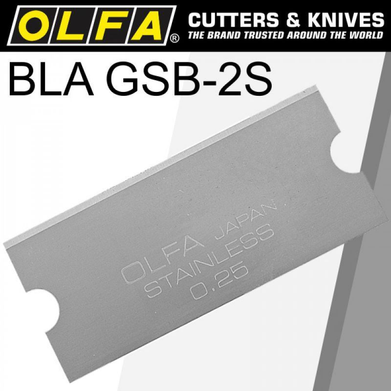 Olfa Stainless Steel Blade for GSR-2 (Pack of 6)| Blades| Razor Sharp ...