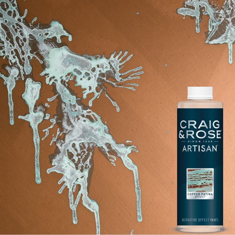 Copper Patina Paint Effect EPBOT: Metal Effects Experiments: Bronze