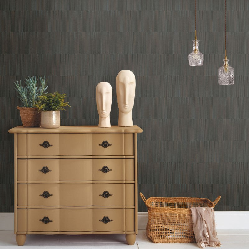 Erismann Martinique Linear Stripe Wallpaper Brown | Decorating Centre Online