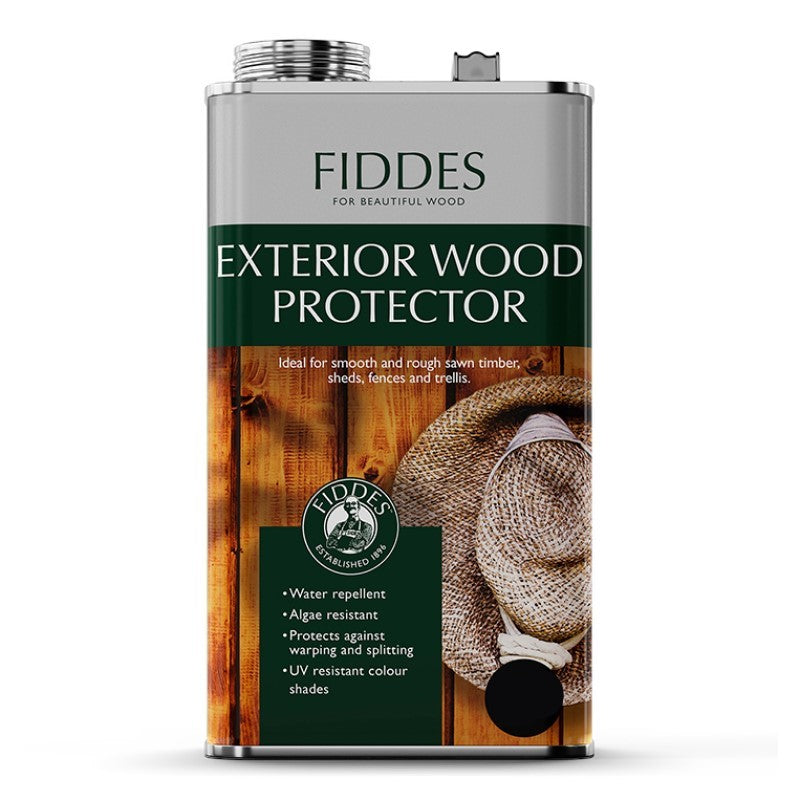 Fiddes Exterior Wood Protector 5L - Clear | Wood Sealer – Decorating ...