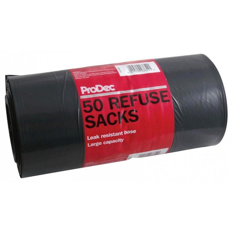 ProDec Refuse Sacks (Pack of 50) | Decorating Centre Online