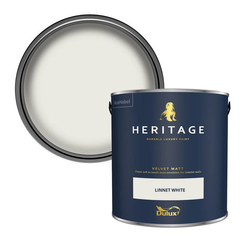 Dulux Heritage Matt Emulsion - Linnet White | Dulux | Designer Colours ...