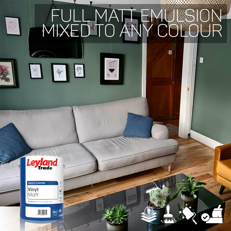 Leyland Trade Vinyl Matt Colour Match Paint | Leyland Paint Colours ...