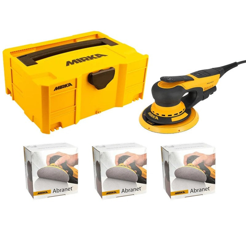 Mirka DEROS II 125/150mm Deco Solution Kit - 230V (KIT2411CDMUK ...