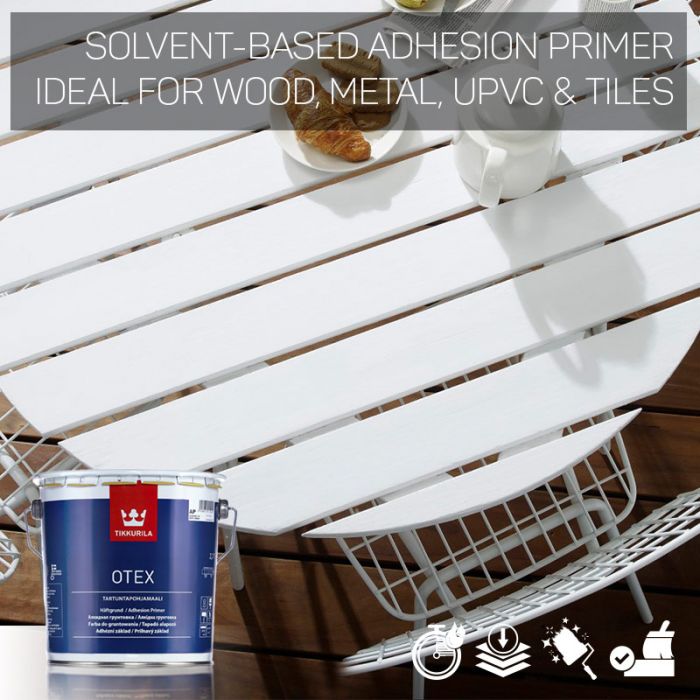 Tikkurila Otex Solvent-Based Adhesion Primer - Colour Match ...