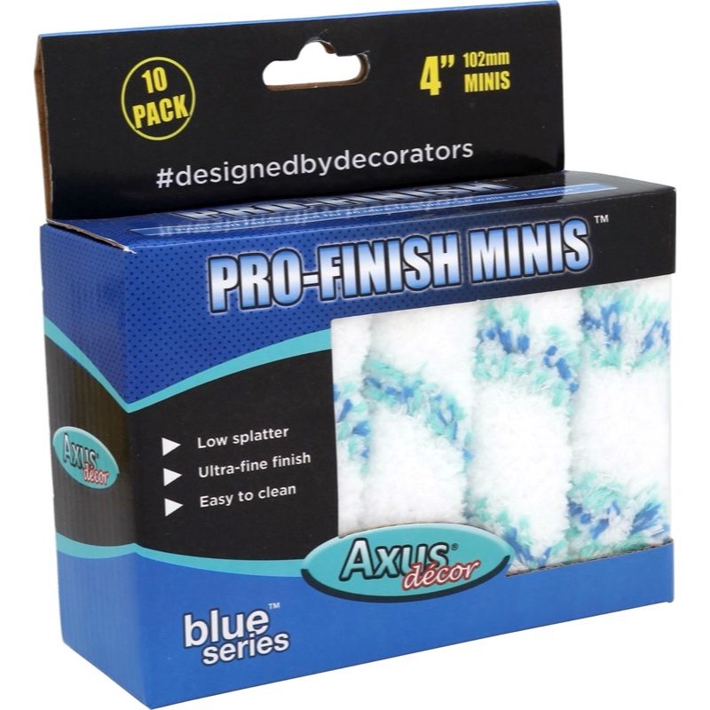 Axus Pro Finish 4" Mini Rollers | Decorating Centre Online