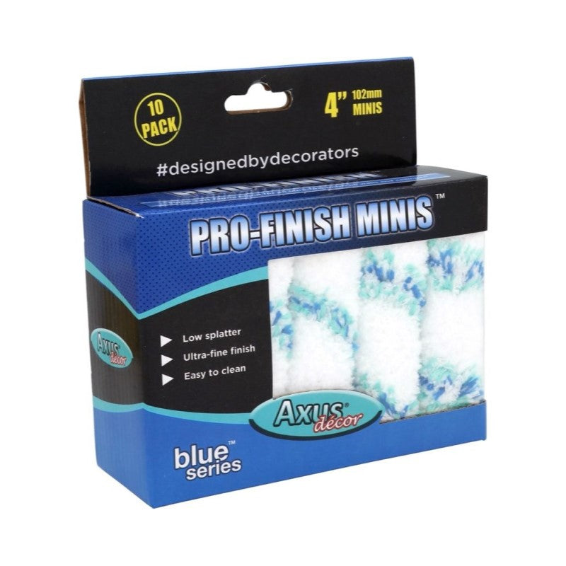 Axus Pro Finish 4" Mini Rollers | Decorating Centre Online