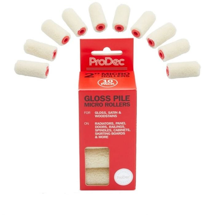 Prodec Gloss Pile 2" Micro Rollers (10 Pack) | DCO – Decorating Centre ...
