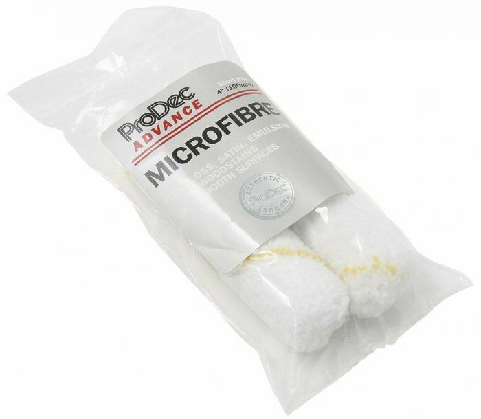 ProDec Microfibre 4" Roller Sleeve - Short Pile – Decorating Centre Online