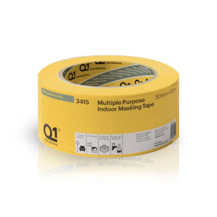 Q1 Multi Purpose Indoor Masking Tape | Decorating Centre Online
