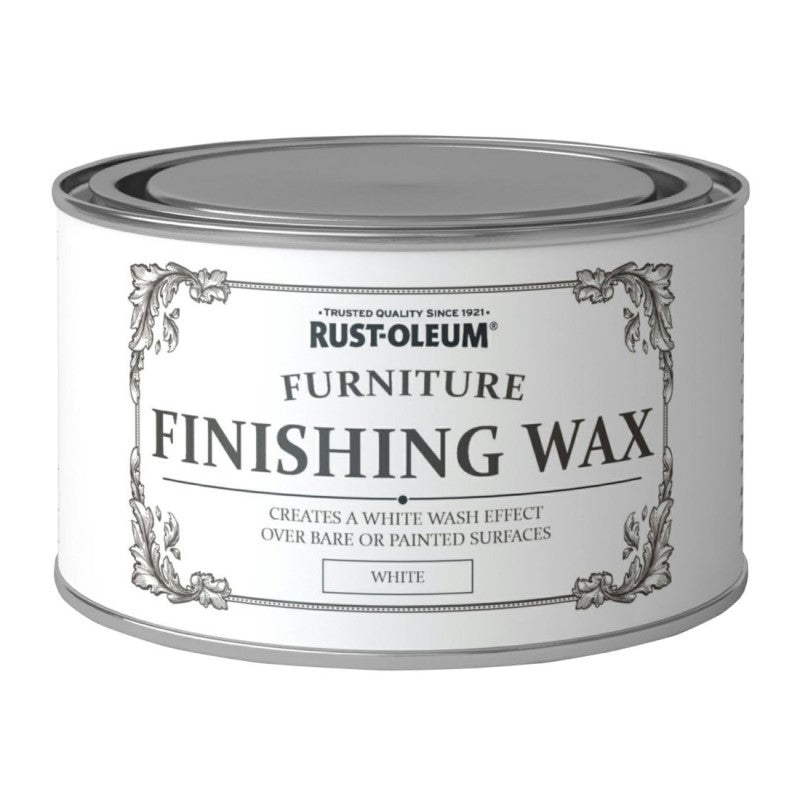 Rust-Oleum Furniture Finishing Wax White - 400ml | Decorating Centre Online