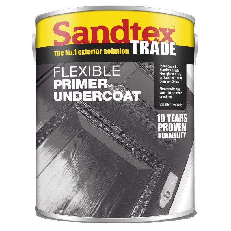 Sandtex Trade Flexible Primer Undercoat - White/Charcoal Grey ...