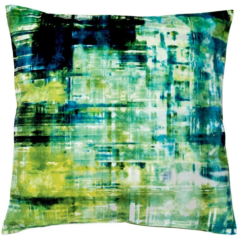 Malini Shari Green Cushion| Malini| Green|100% Polyester| Decorating ...