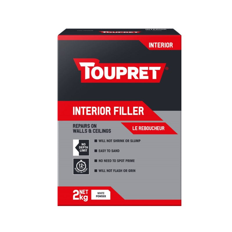 Toupret Interior Filler / 2KG | Toupret | Decorating Centre Online
