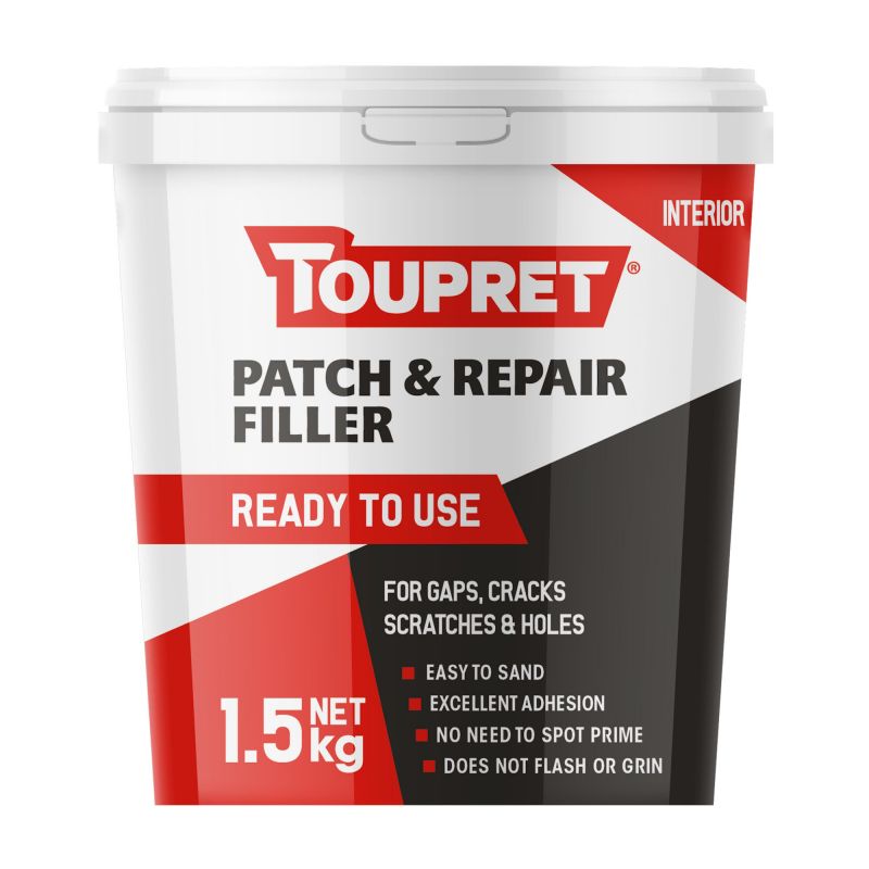 Toupret Patch & Repair Filler Ready to Use 1.5kg | Decorating Centre Online