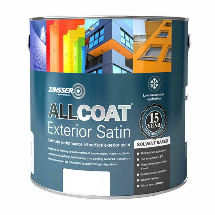 Zinsser Solvent-Based AllCoat® Exterior Satin - Colour Match | Zinsser ...